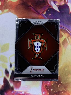 2022 Panini Prizm World Cup #20 Portugal Team Crest Case Hit | eBay
