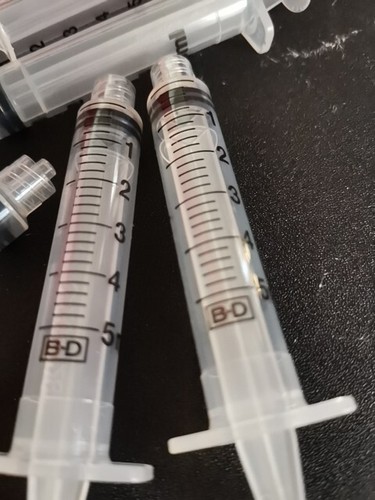 180 Syringes 5ml BD Luer Lok Non Sterile No Needle No wrapper | eBay