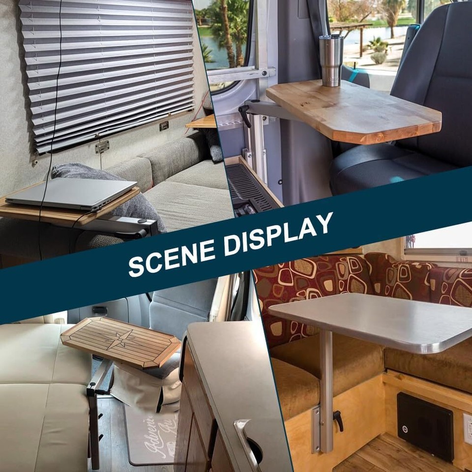 Removable Marine / RV Tables with Aluminum Table Mount & PE Table Board ...