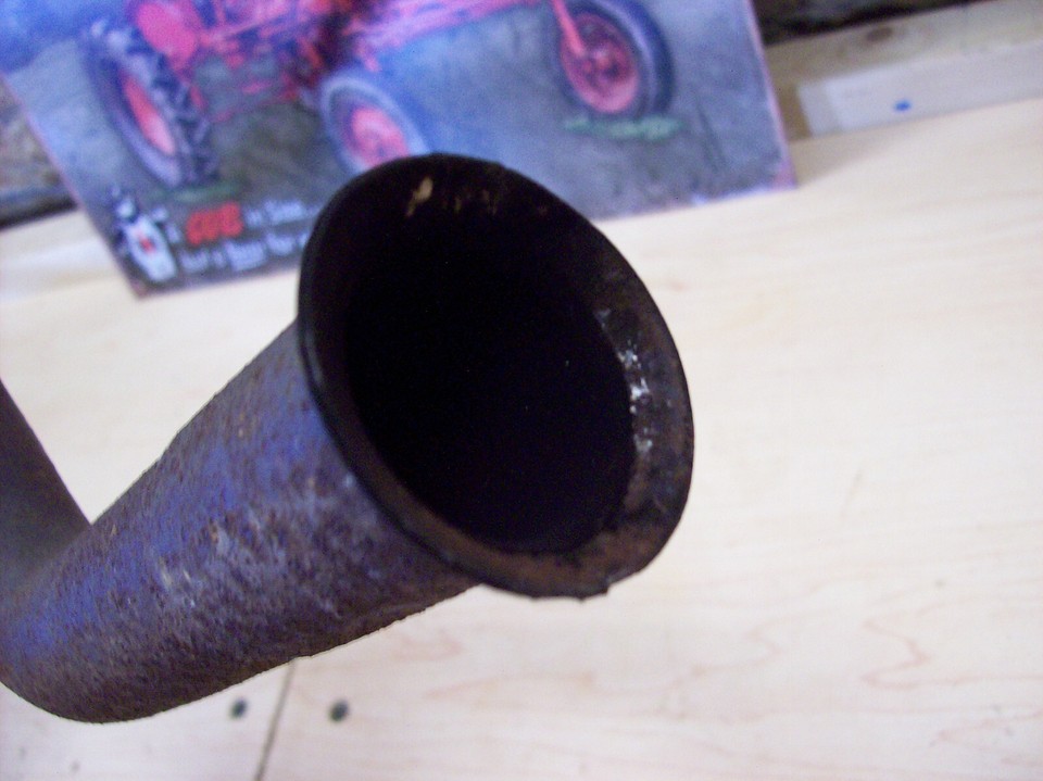 Farmall Cub IH underslung exhaust pipe for horizontal under hood ...