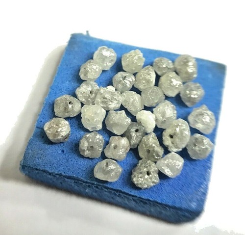 DRILL ROUGH DIAM 29PCS LOT 4.34TCW SNOW WHITE SPARKLING NATURAL SHAPE ...