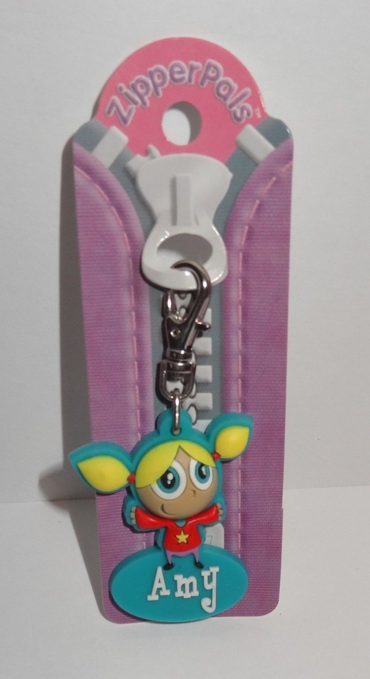 Zipper Pulls Kids Name Tag Zipper Pals ID Charm Backpack Bag Choose ...