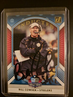 Bill Cowher Pittsburgh Steelers Hand Signed Autographed Hall of Fame ...