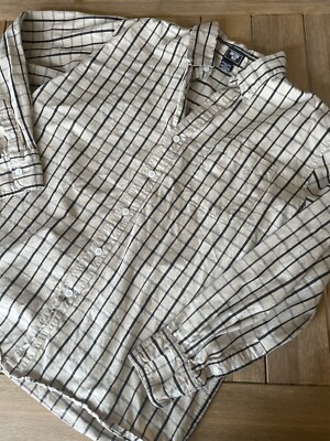 Junction West Shirt Men’s Large Button Down Shirt Long Sleeve Plaid ...
