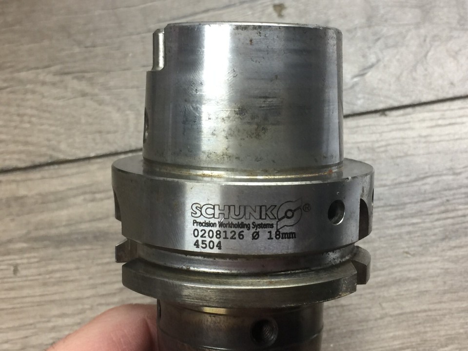 PAIR OF SCHUNK HSK63A HSK 63 A HEAT SHRINK TOOL HOLDER 18MM | eBay