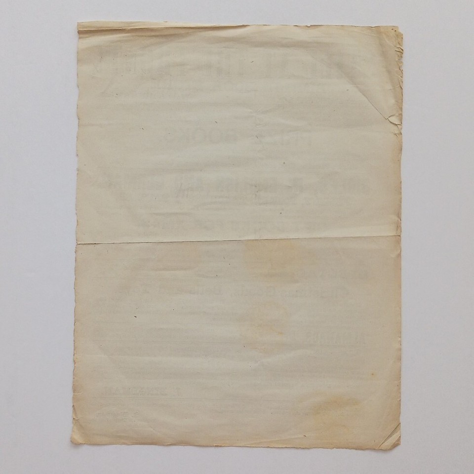 Antique WW1 Bingeman Advertising Flyer Berlin Ontario | eBay