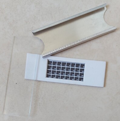 Microfossil Storage Slide - Dark background - Porta foraminíferos | eBay