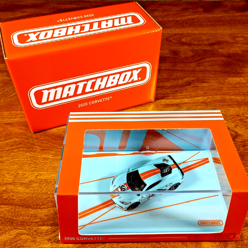 Mattel Creations Matchbox Collectors 2020 Corvette Gulf Powder Blue ...