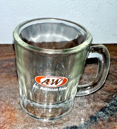 Vintage A&W Root Beer Mini Mug Shot Glass 3.25" | eBay