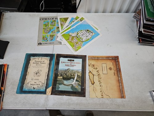 Rpg Book Lot Cities Harn, The One Ring Treasury Of Archaic Names Maps ...