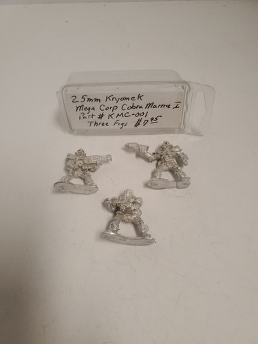Kryomek Miniatures Mega Corp Cobra Marine I KMC-001 25mm Sci Fi RPG ...