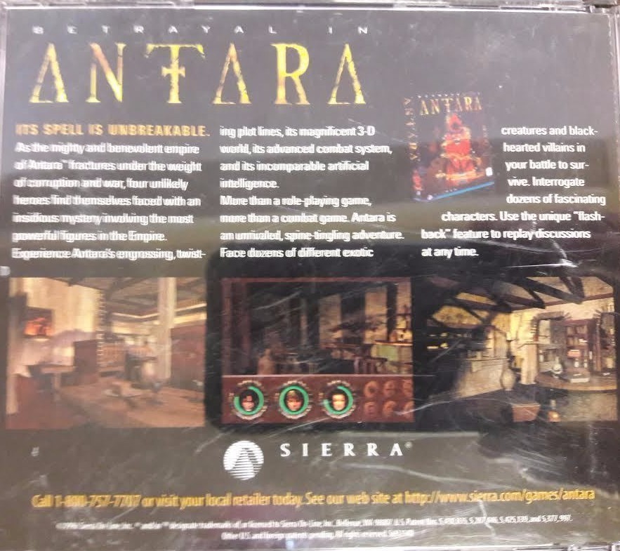 Rama PC Video Game - Sierra - CD ROM Jewel Case with insert and Disks ...