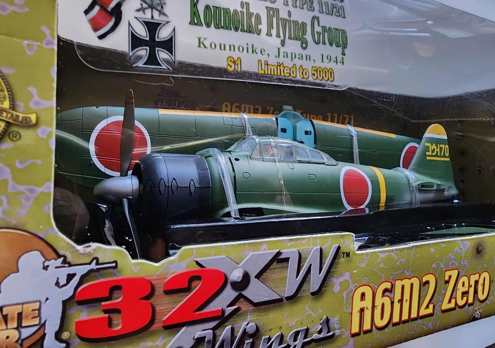 Limited Edition 1:32 WWII Japanese Imperial Navy A6m2 Zero Fighter ...