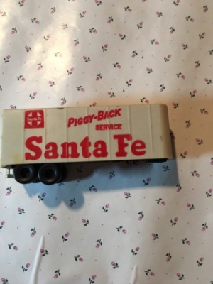 VINTAGE TYCO PLASTIC PIGGY BACK SERVICE SHIPPING TRUCK TRAILER HO SCALE ...