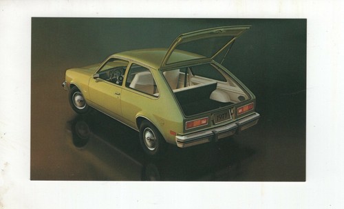 Vintage Post Card - 1977 Chevrolet Chevette Hatchback Coupe | eBay