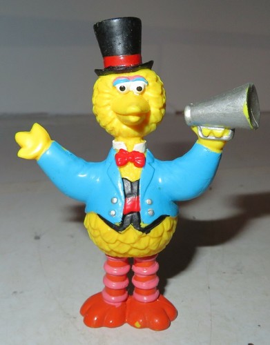 Vintage Big Bird Circus Pvc Figure Sesame Street Ringmaster 3 1/2 ...