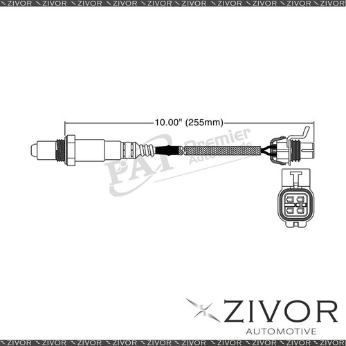 Post Cat. Oxygen Sensor Right For Holden Commodore 3.0 Dir. Inj. LFW 6 ...