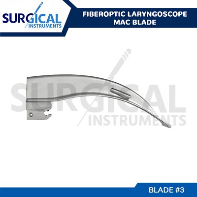 Fiberoptic Laryngoscope Mac Blade #3 - Anesthesia Intubation German ...