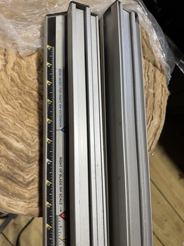 Ryobi 10" Table Saw BT3000 BT3100 Front & Back Rails for Rip Fence 48 ...