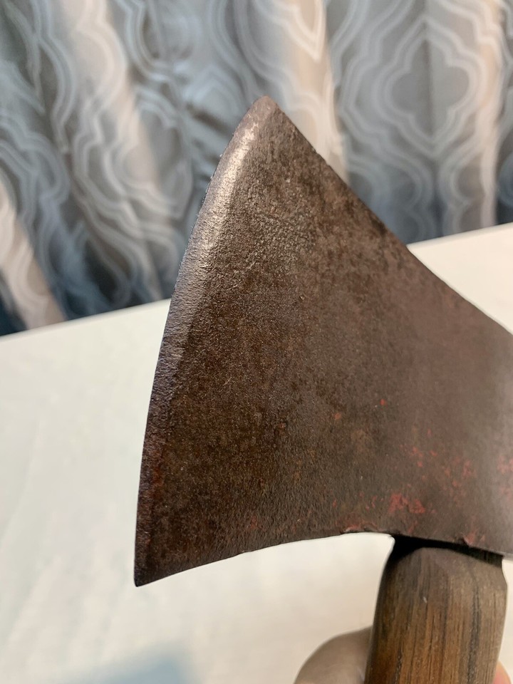 Vintage Collins Axe Timber Logging Woodworking Original Red Paint ...