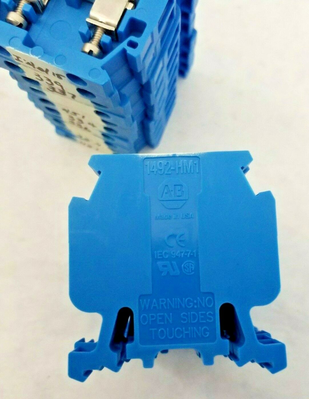 ALLEN-BRADLEY BLUE TERMINAL BLOCK LOT OF 20 PCS 1492-HM1 | eBay