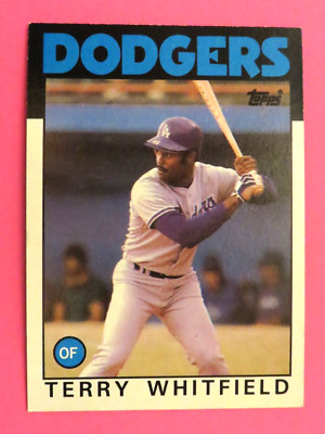 1986 Topps, Los Angeles Dodgers - TERRY WHITFIELD | eBay