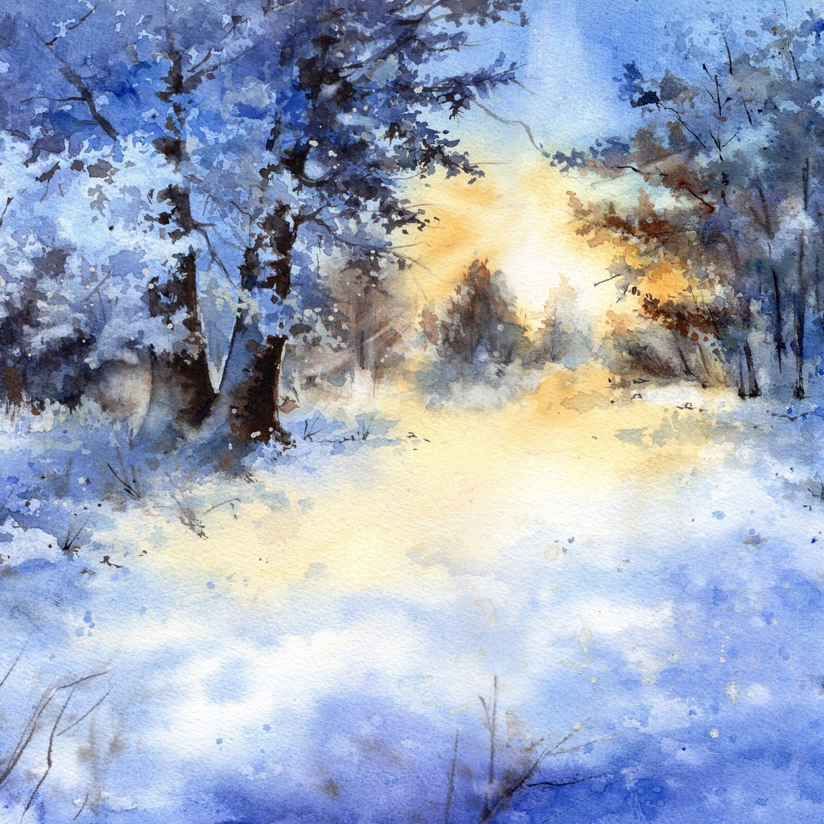 Winter Landscape Paintings