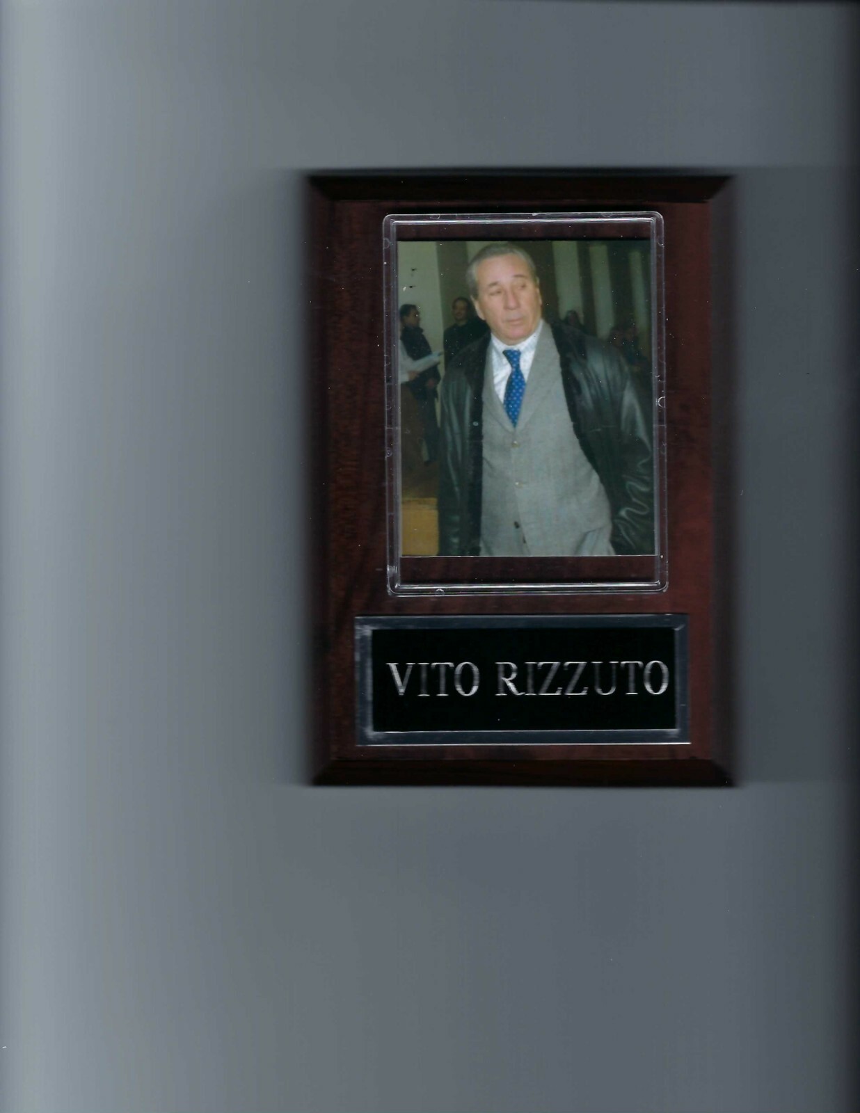 VITO RIZZUTO PLAQUE MAFIA ORGANIZED CRIME MOBSTER MOB | eBay