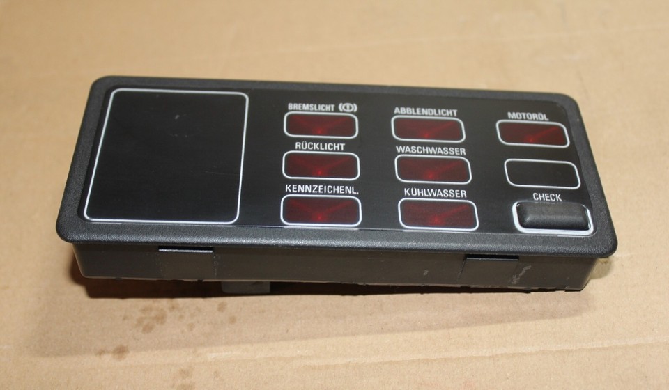 GENUINE ORIGINAL BMW E30 E28 CHECK CONTROL UNIT MODULE 1985 BOSCH ...