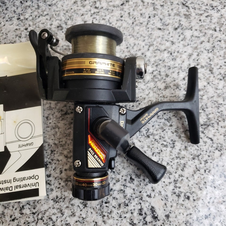 Daiwa Apollo Graphite Series AG 1355B Spinning Reel Fishing Auto Cast ...