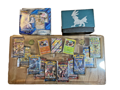 Pokemon Jirachi GX Collection Sealed Contents + Lugia Battle Deck ...