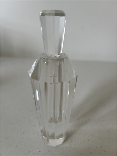 Lenox Faceted Crystal Tall Slender Perfume Bottle | eBay