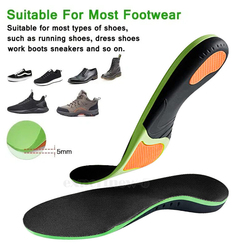 Orthotic Insole High Arch Foot Support Flat Feet Plantar Fasciitis ...