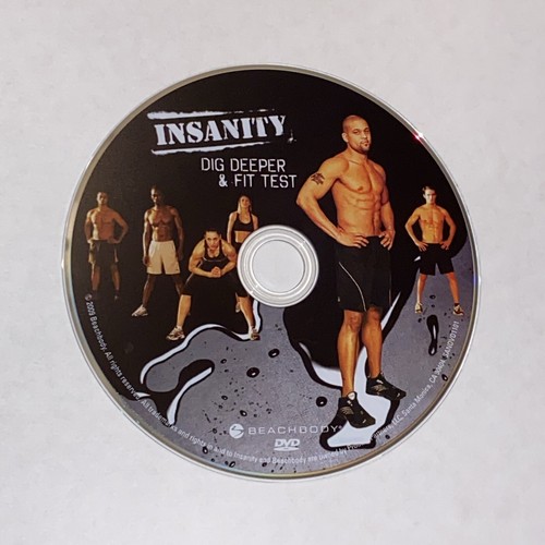 INSANITY Dig Deeper & Fit Test Workout DVD Shaun T Replacement Disc | eBay