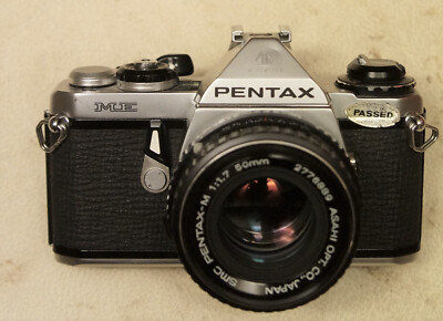 Pentax ME 35mm SLR Film Camera with 50MM M F1.7 Lens, meter working | eBay