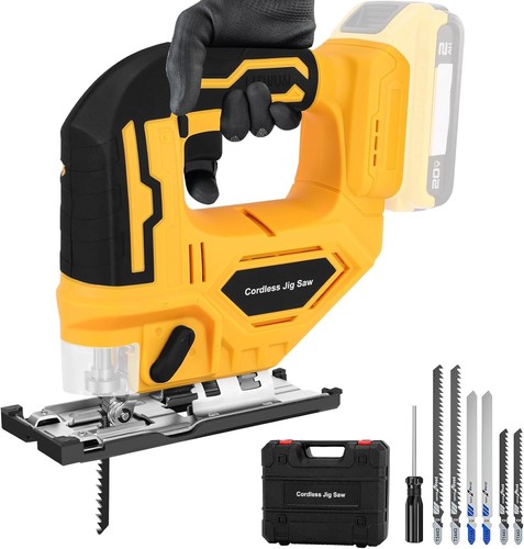 Jig Saw for Dewalt 18V/20V Max Battery, Cordless Jigsaw Tool Brushless ...