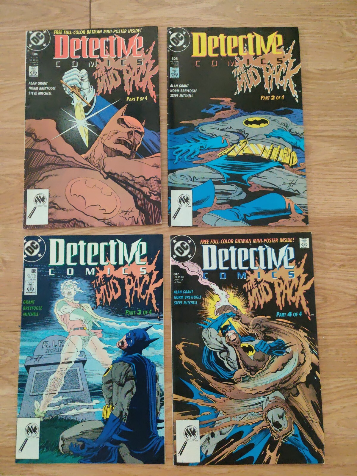 Batman DC Detective Comics 604-607 "The Mud Pack" Parts 1-4 | eBay