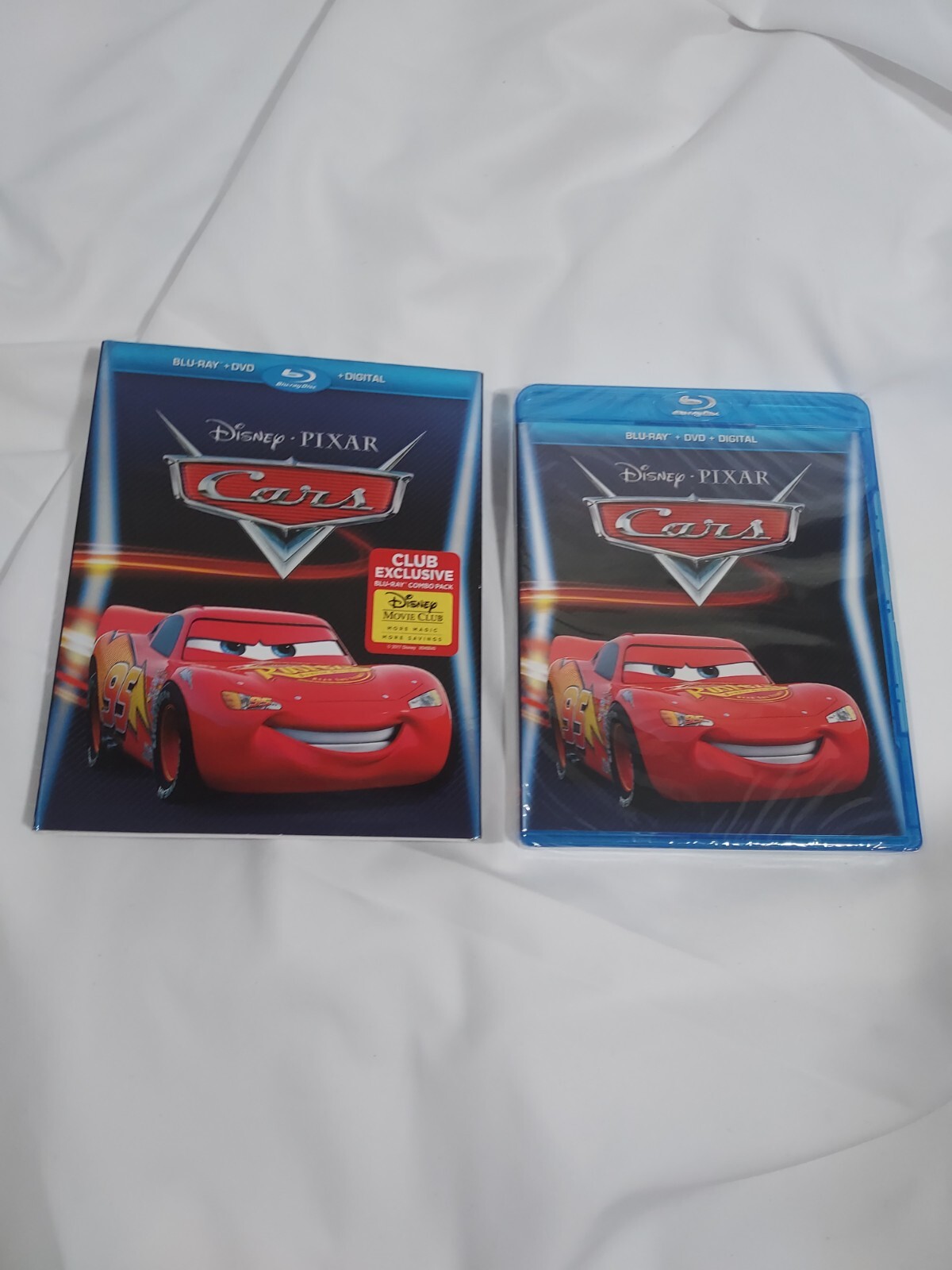 Cars Disney/Pixar (Blu ray/DVD + Digital, Movie Club Exclusive) w/Slip ...