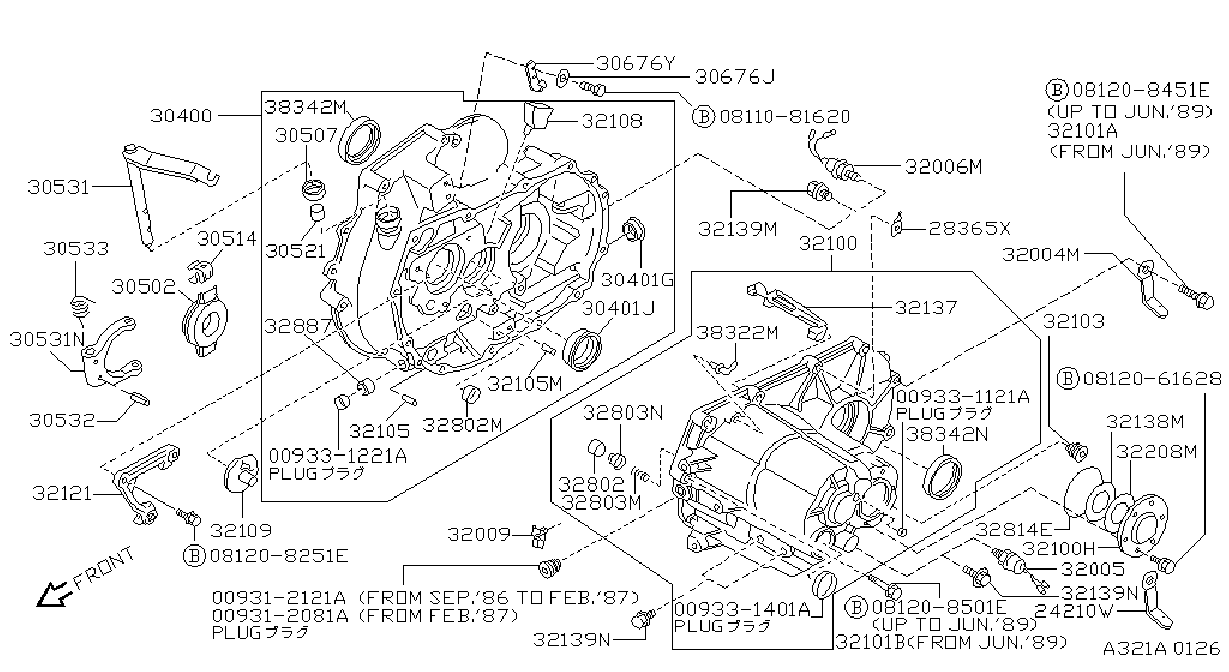 Nissan/INFINITI 32113-M8000 Manual Transmission Input | eBay