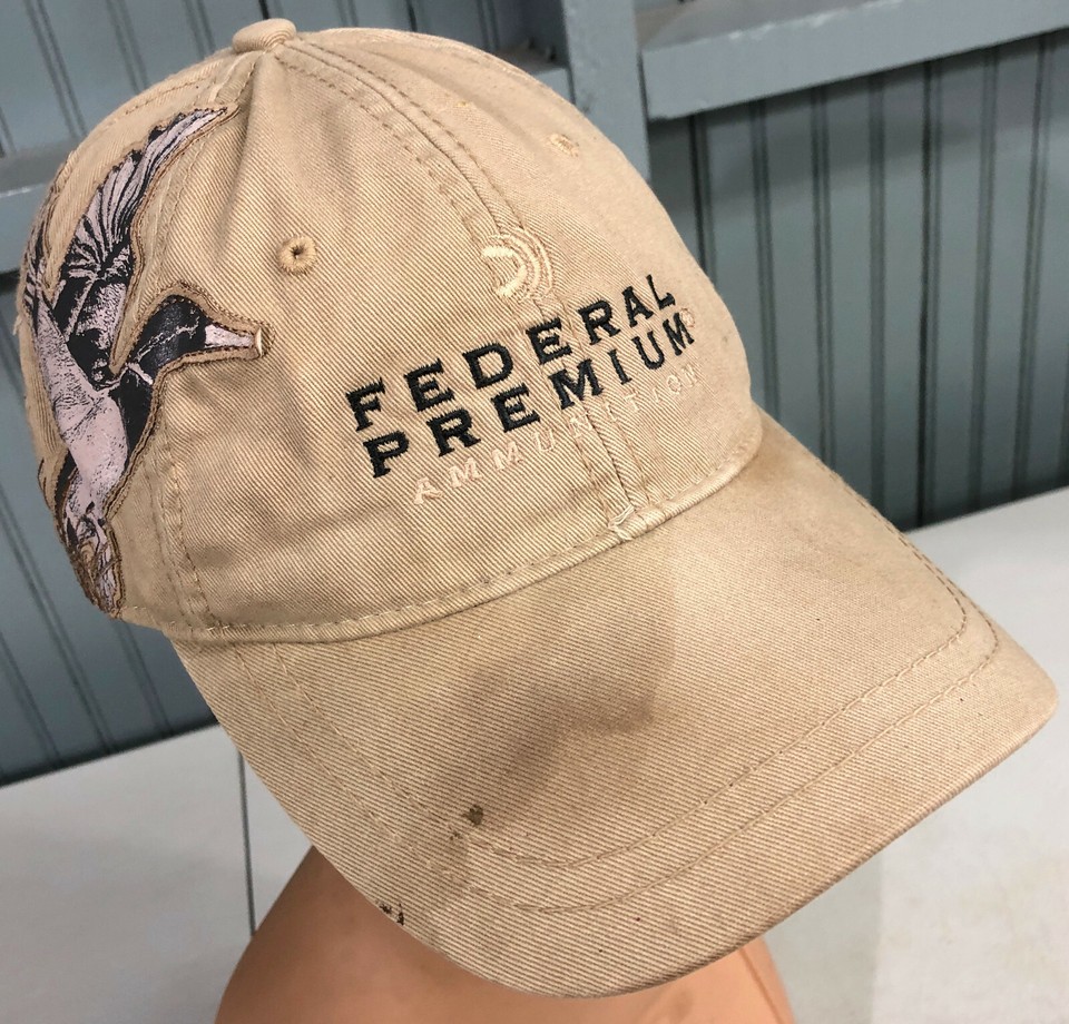 Federal Premium Hunting Ammo Beat Up Discolored Adjustable Baseball Cap ...