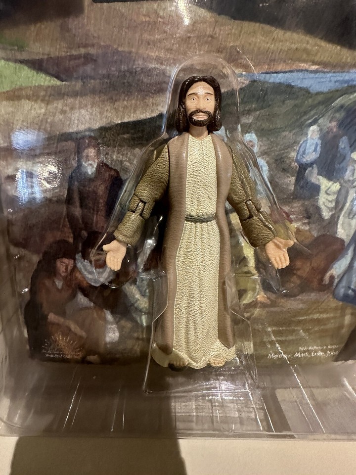The Biblical Action Figures Collection Jesus Poseable Figure & Scenery ...