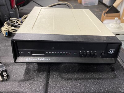 GENERAL DATACOMM DC 500F/AXR-48VDC MODEM ENCLOSURE MODEL DE-17/DC; 48 ...