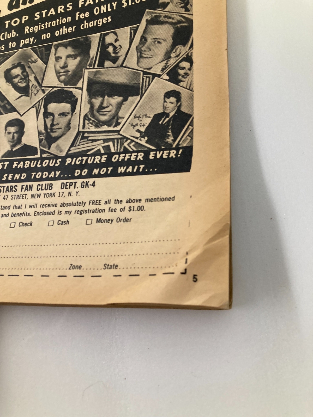 VTG TV World Magazine October 1959 Vol 7 #7 Edd Byrnes Cover No Label ...