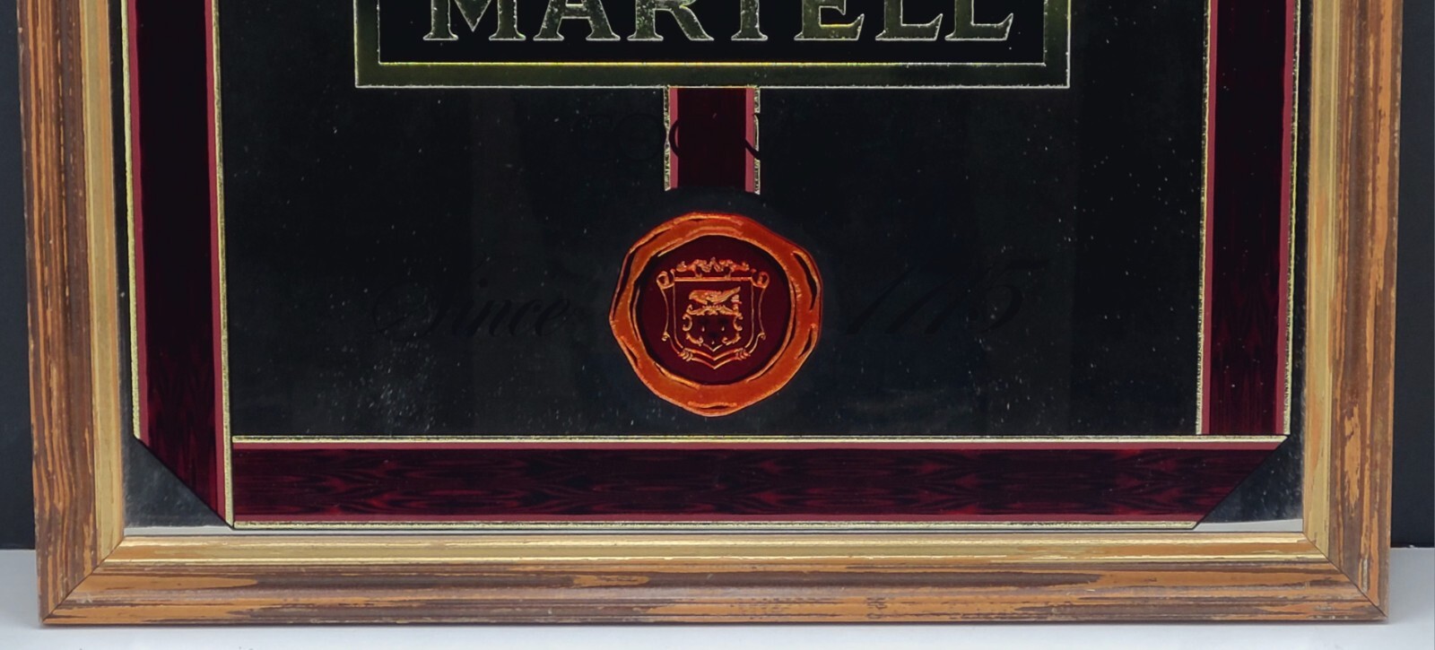 Vintage Beeco Mfg Co "Martell Cognac Since 1715" Wall Hanging Mirror ...