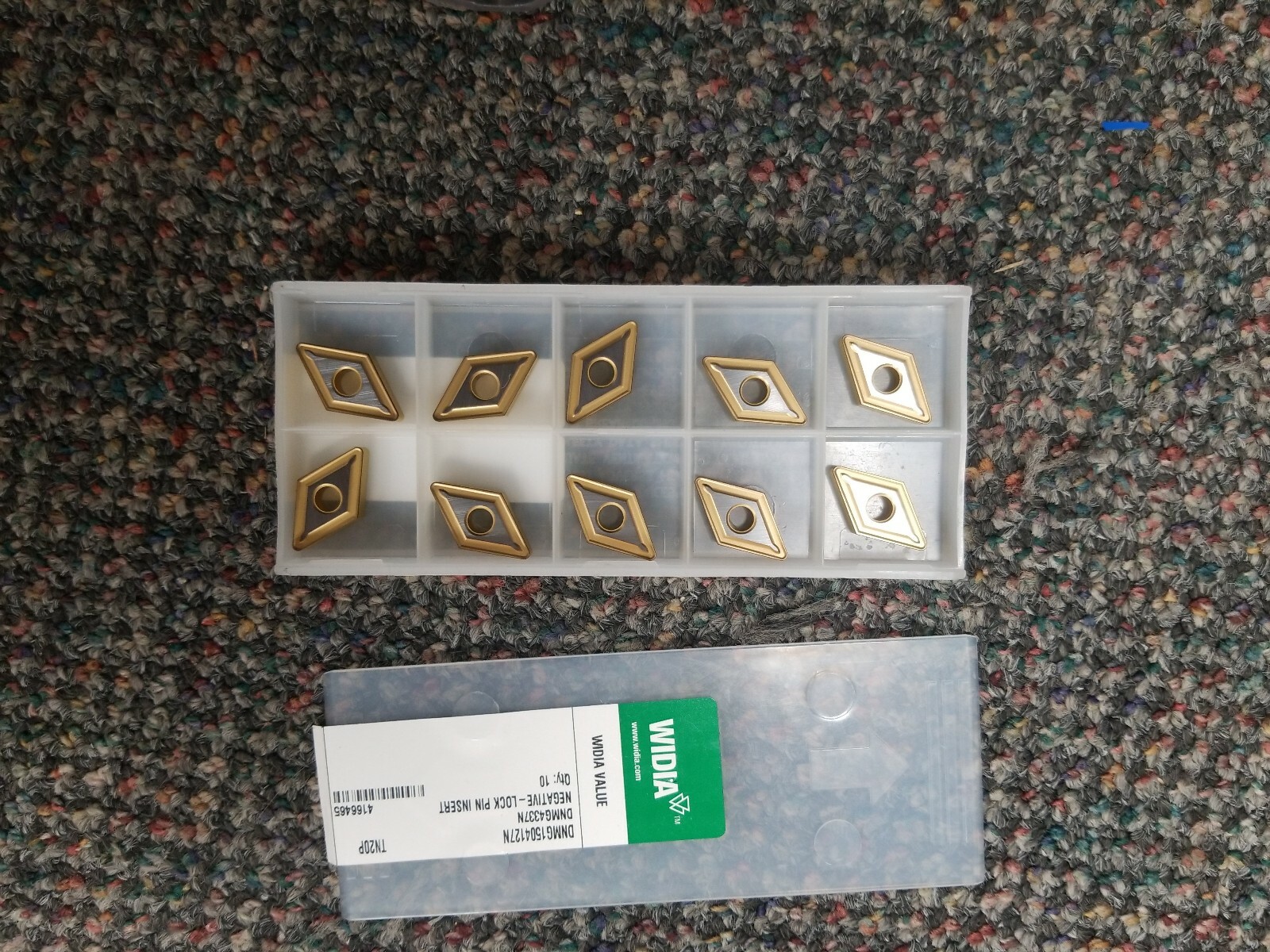 WIDIA Negative-Lock Pin Insert TN20P DNMG1504127N (10Pack) - Widia ...