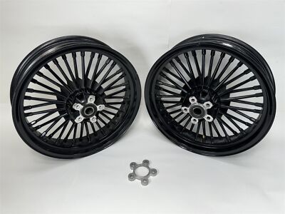 Harley-Davidson 2015 Softail Slim Wheels 16x3.5 36 Fat Spoke Black 25mm ...