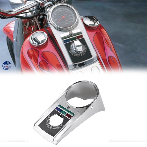 Chrome Dash/Speedo Panel Cover Housing Kit For Harley Softail FXSTC ...