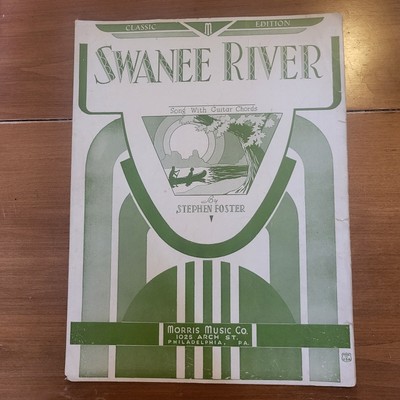 Swanee River song with GUITAR chords Classic Edition By Stephen Foster ...
