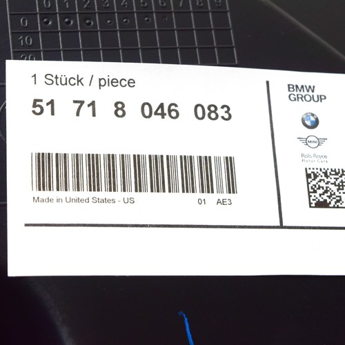 BMW Z4 Coupe E86 Front Left Lower Fender Liner 51718046083 8046083 OEM ...