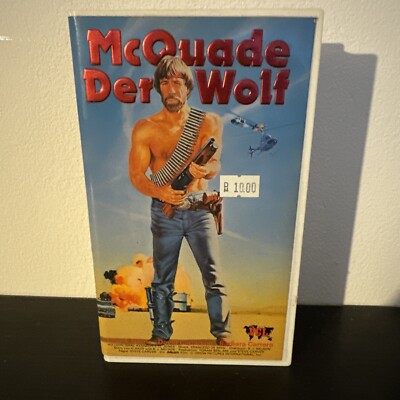McQuade - Der Wolf 1983 VHS German PAL VCL Video Chuck Norris David ...
